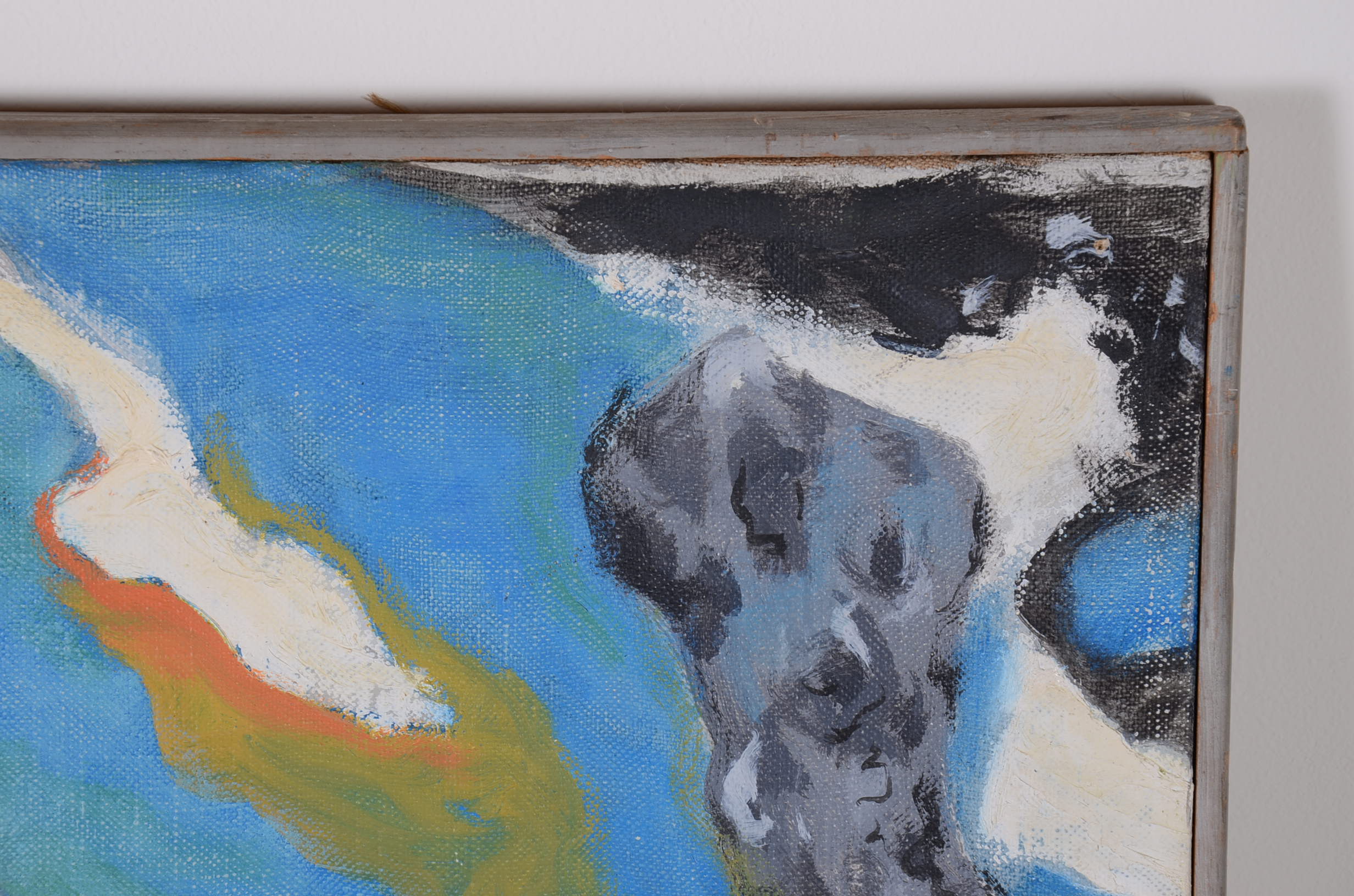 Original Large Scale James Yoke Oil on Canvas Painting | EBTH