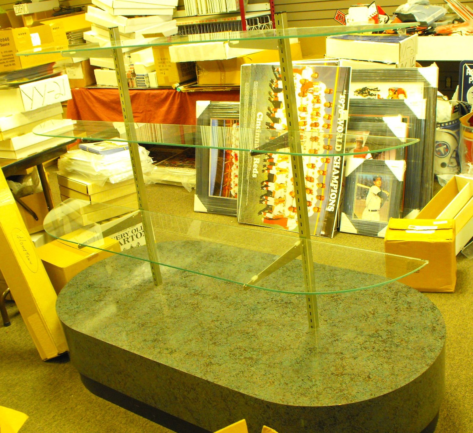 Unique Department Store Retro Glass & Marble Display | EBTH