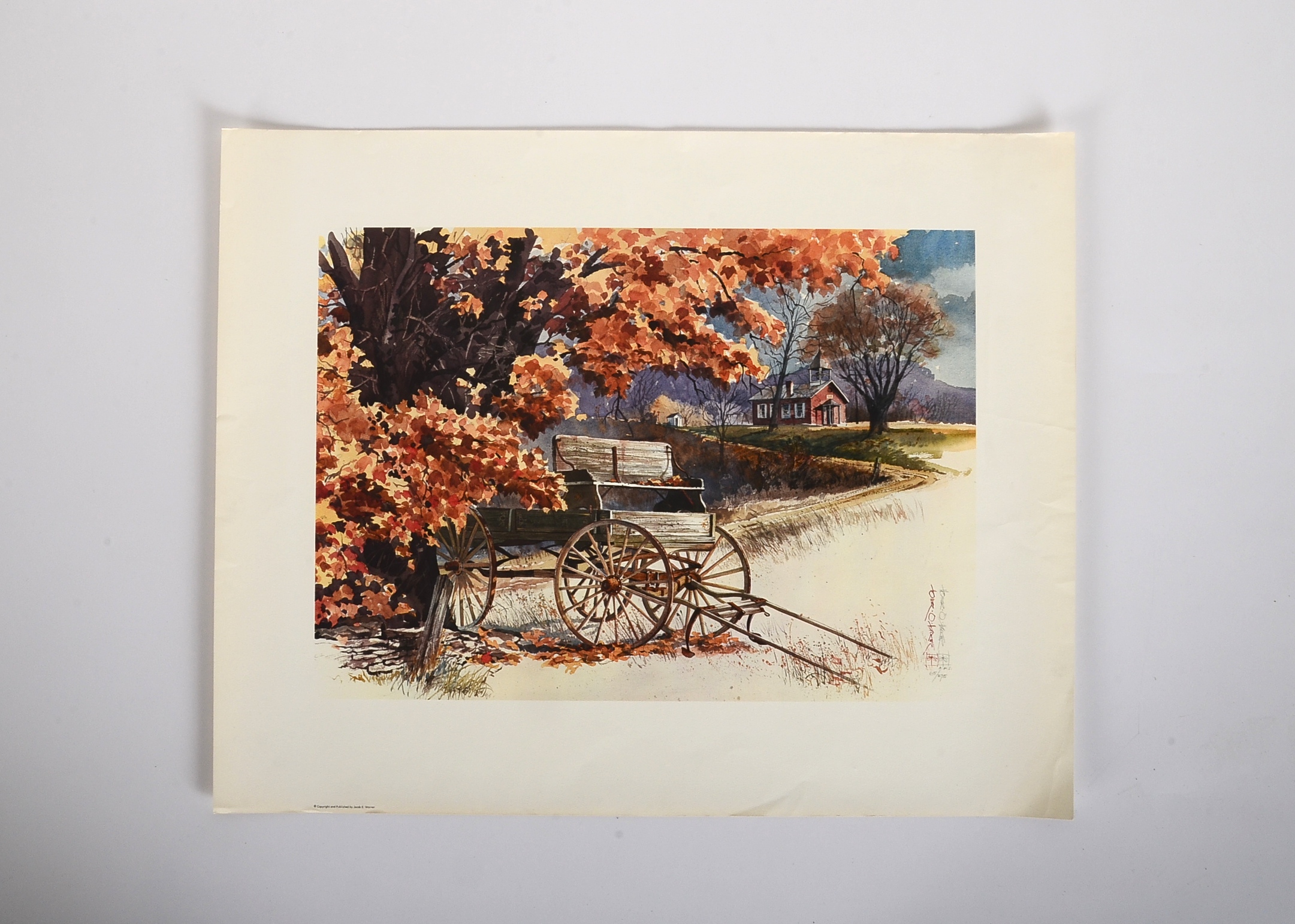 Signed Homer O'Hacker Photo Offset Lithography Prints Depict 1950s ...