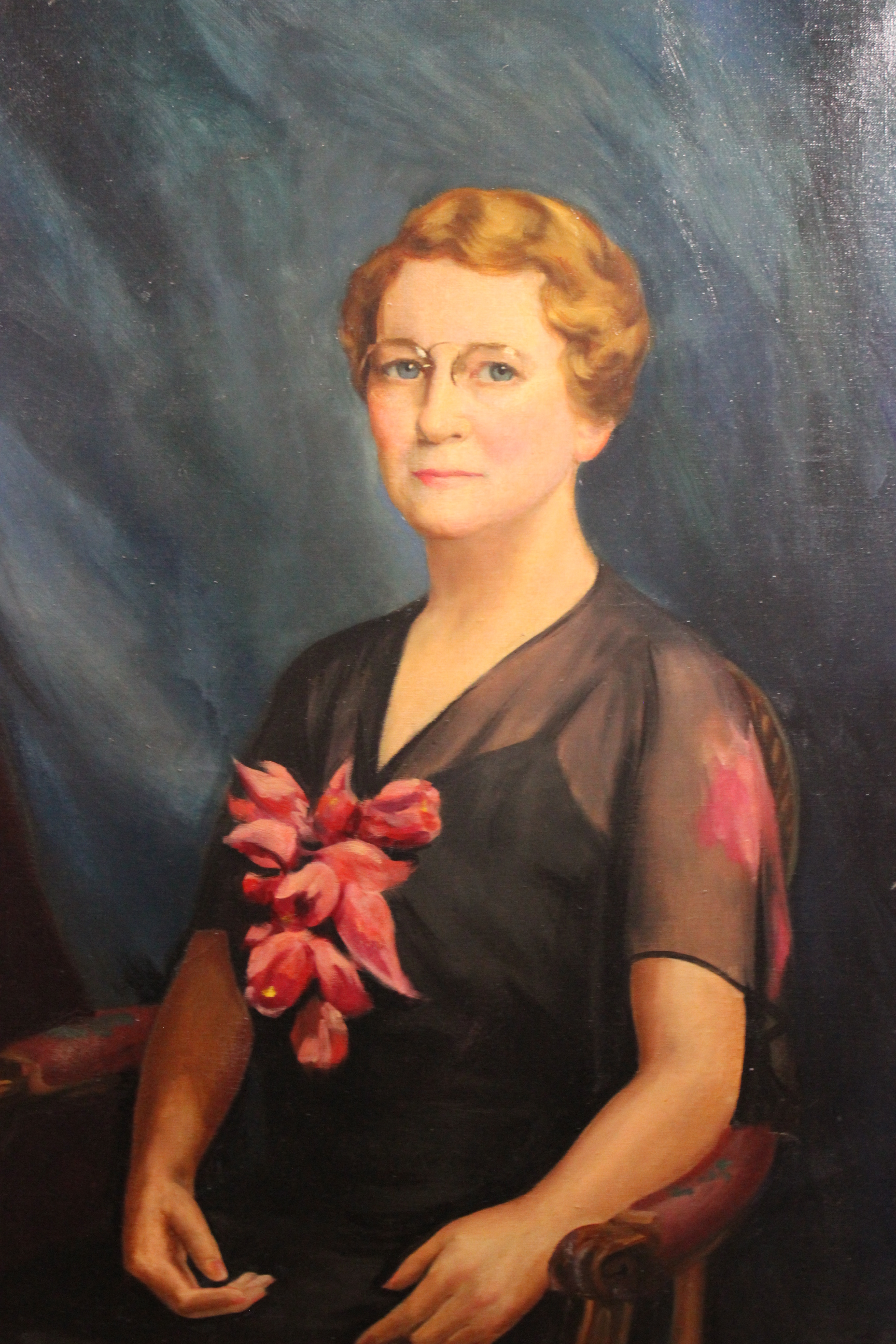 Original Oil Portrait Painting of Mary Emery by Edward Firn | EBTH