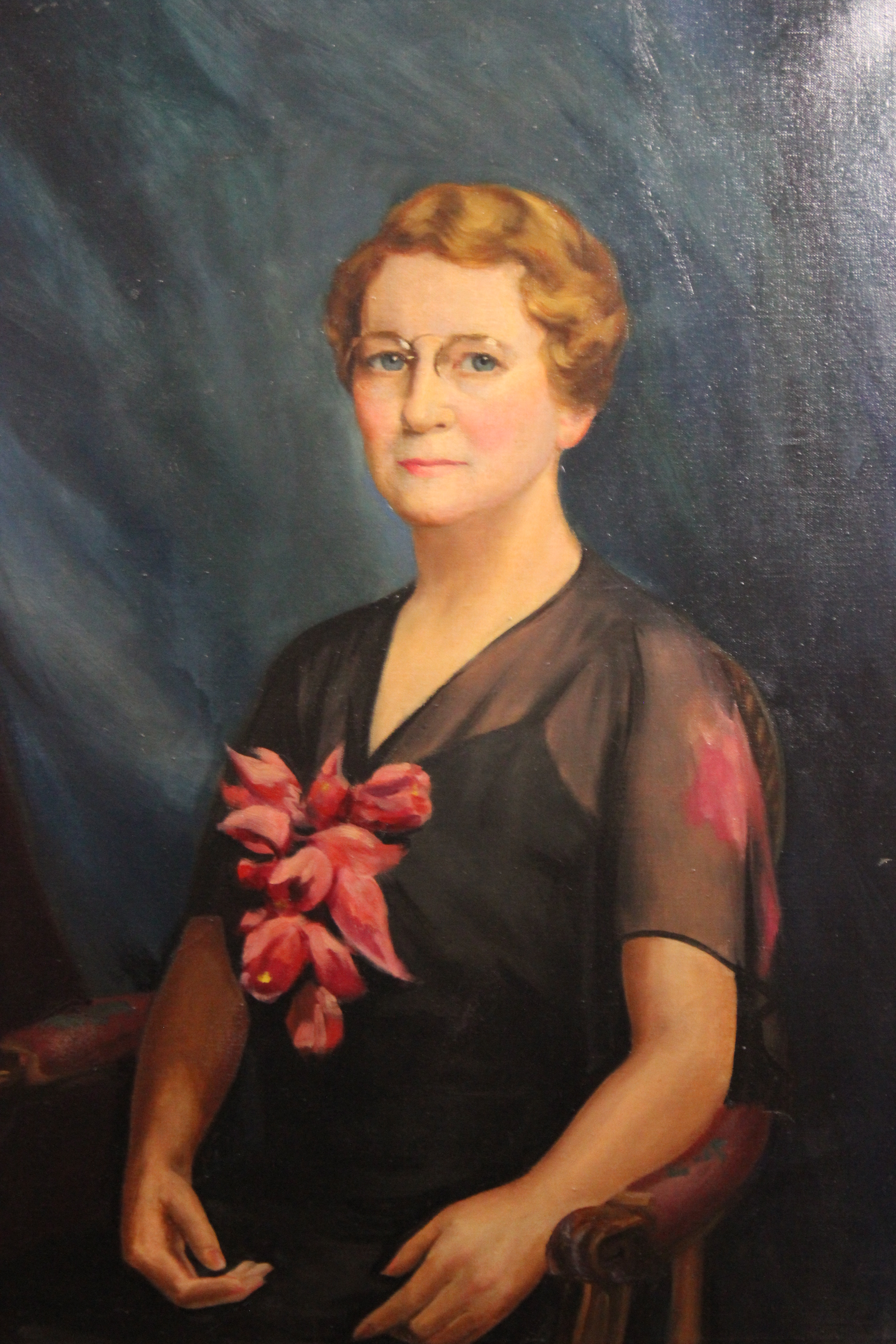 Original Oil Portrait Painting of Mary Emery by Edward Firn | EBTH