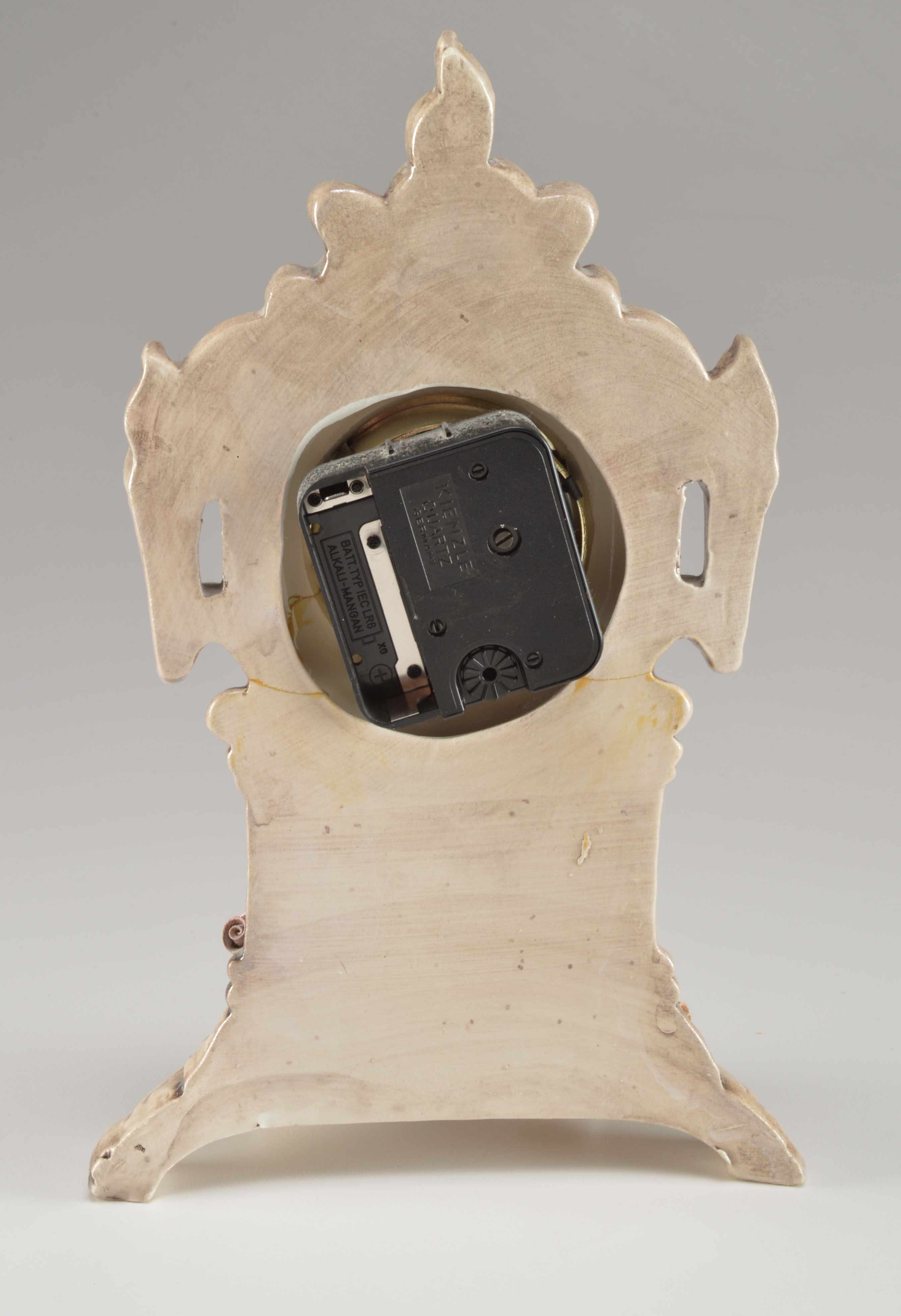 Capodimonte Ginori Italy Mantle Clock and Cherub Pottery | EBTH