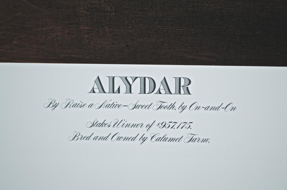 "Alydar" Print | EBTH