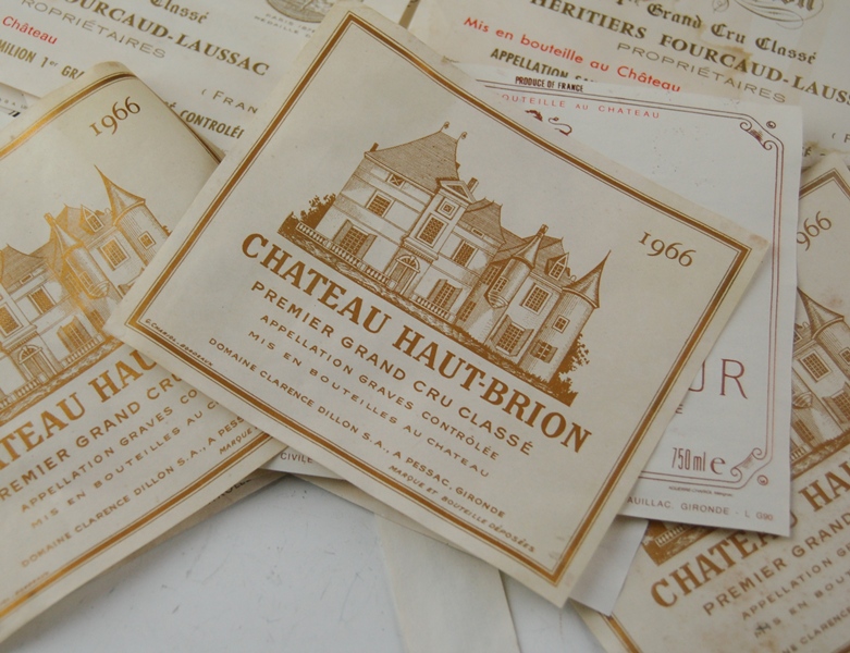 Labels From Expensive Wines | EBTH