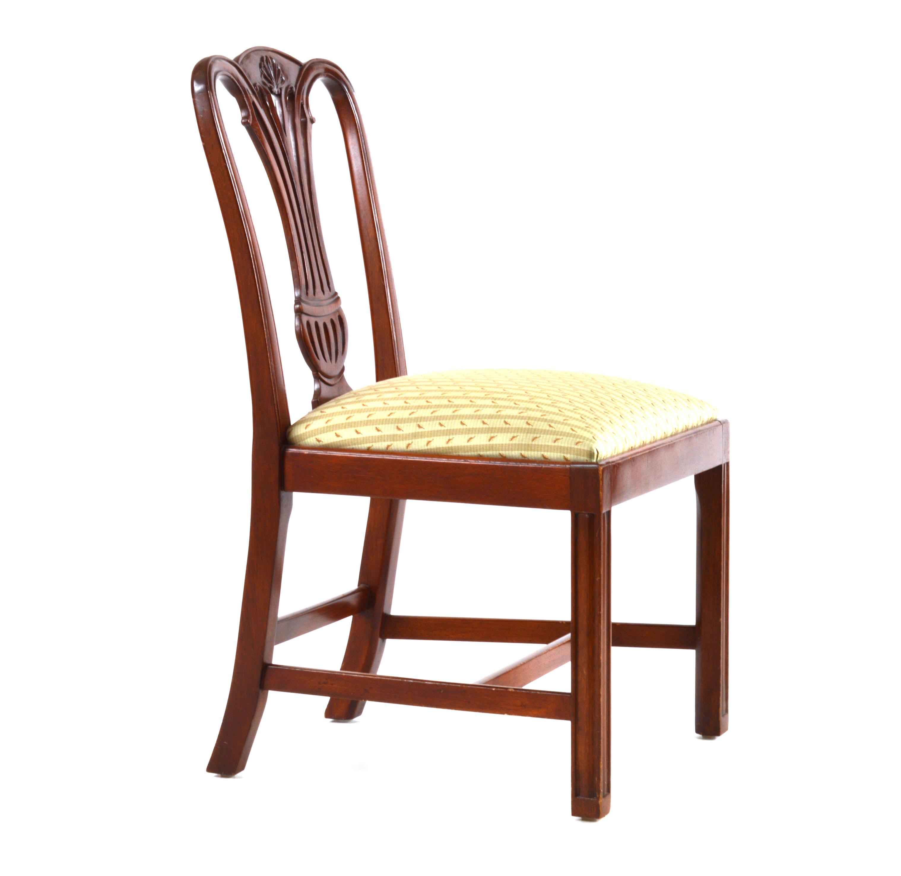 Chippendale Style Urn-Back Accent Chair | EBTH