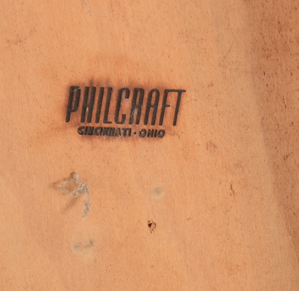 Pair of Philcraft Tiered Laminate Side Tables | EBTH