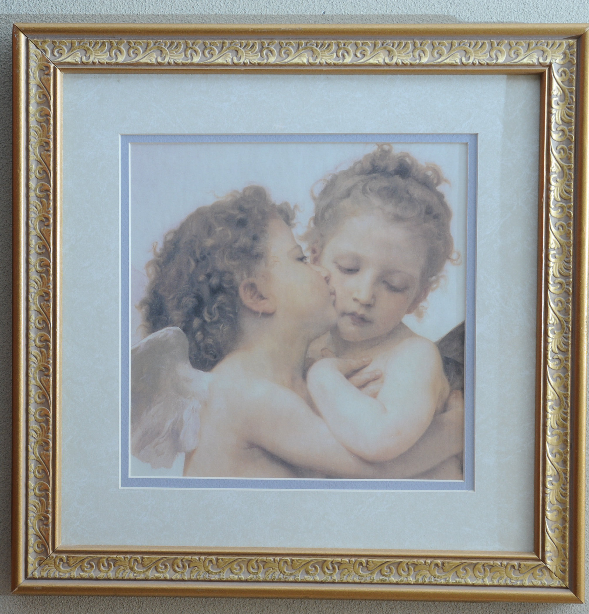 Framed Cherub Print | EBTH