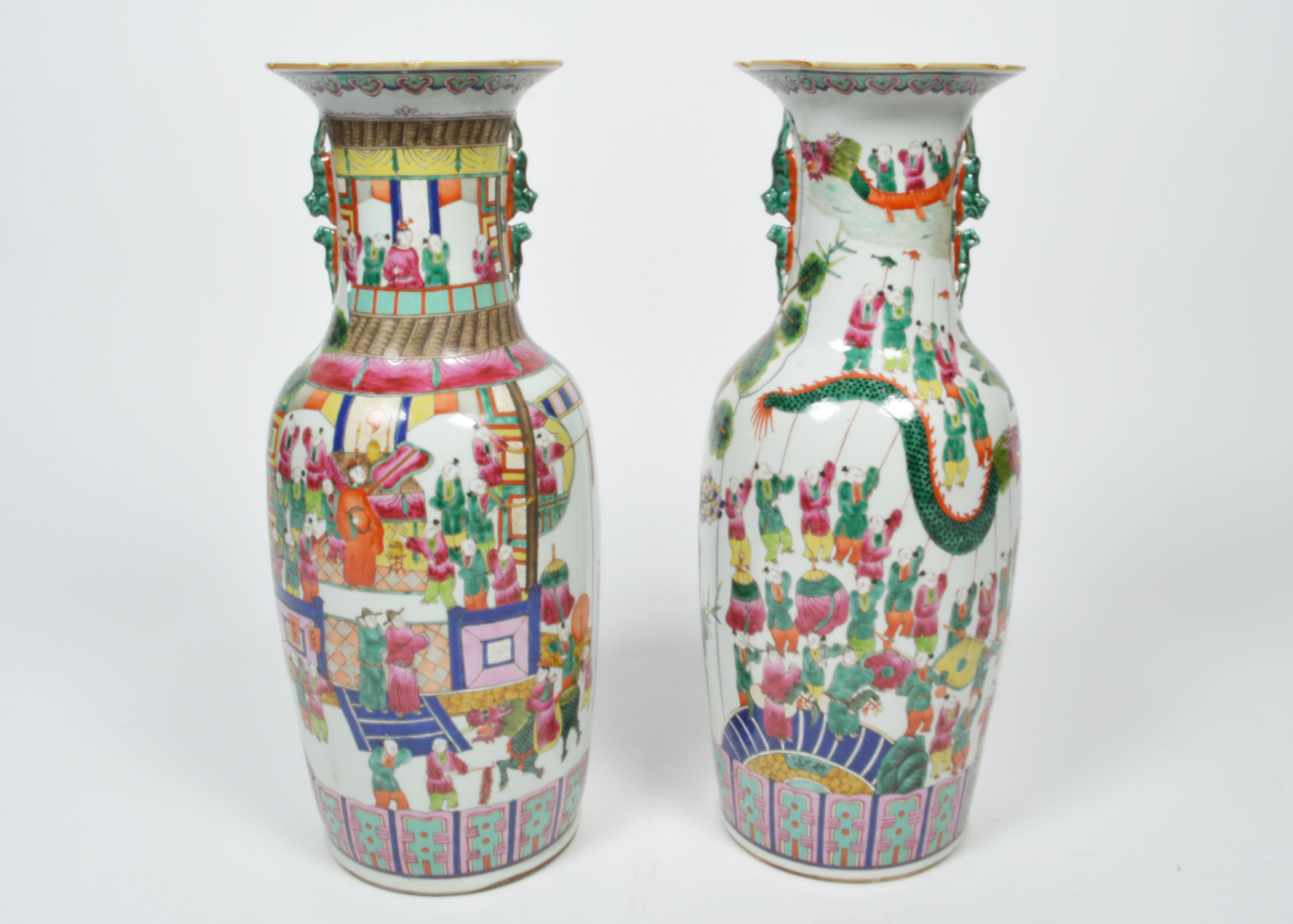 Tongzhi Nian Zhi Honorific Reproduction Vases | EBTH