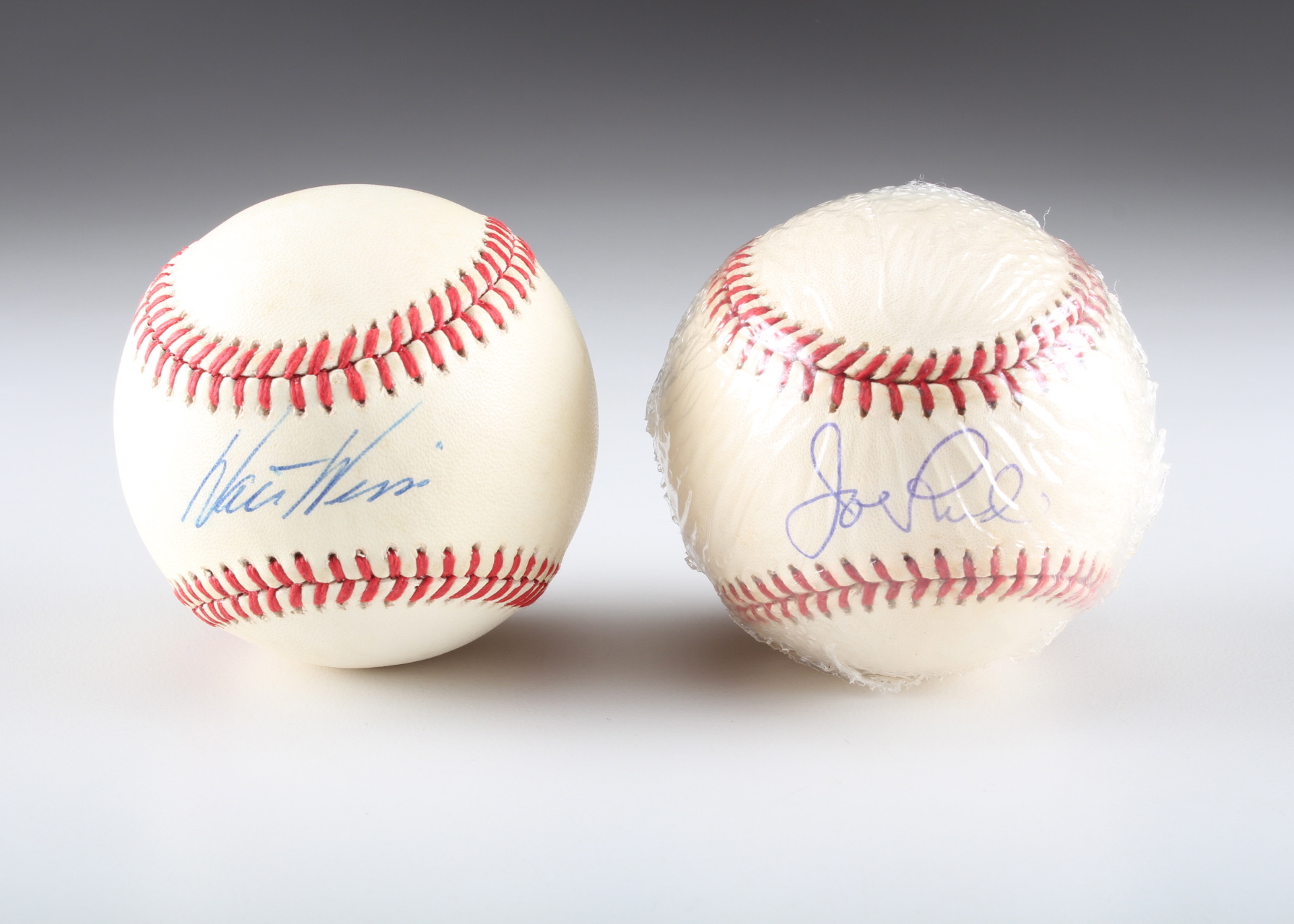 Joe Rudi and Walt Weiss Signed Baseballs | Everything But The House