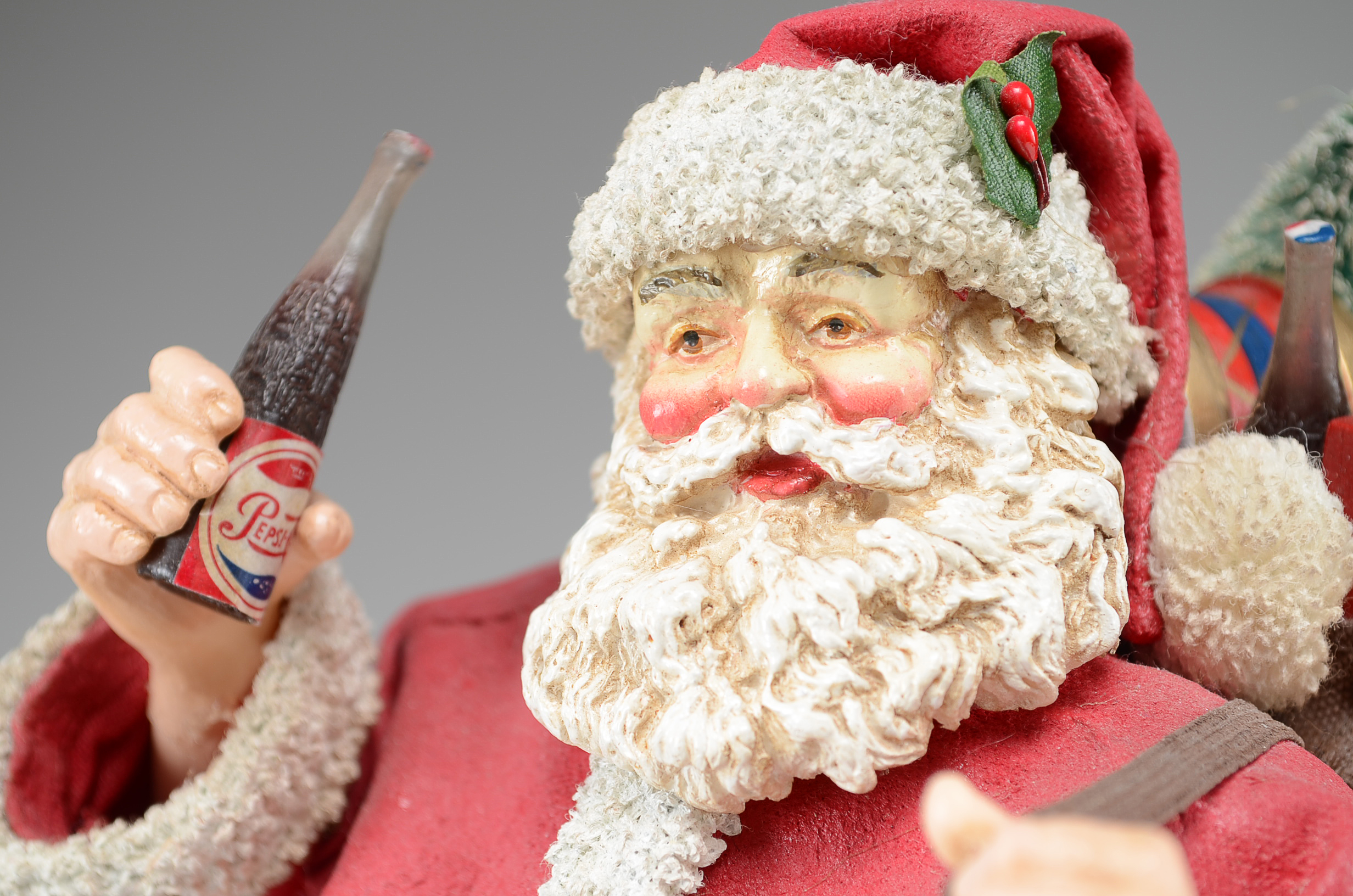 Paper Mache Pepsi-Cola Santa Claus | EBTH