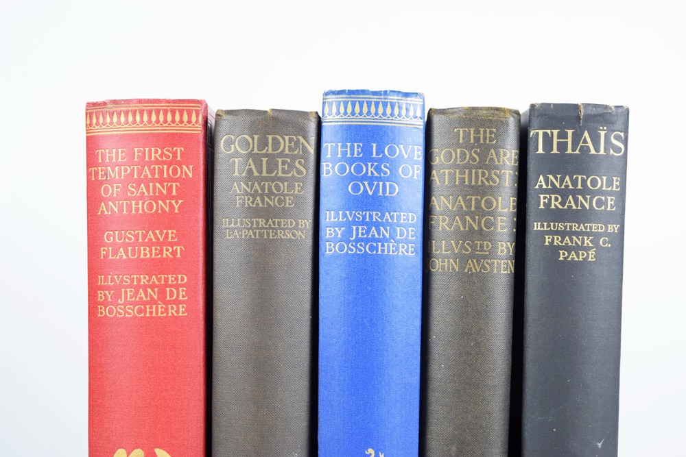 Five Various Vintage Books, All With Incredible Art Deco Illustr. | EBTH