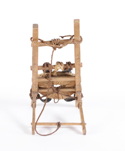 Vintage Woodframe Chinese Backpack | EBTH