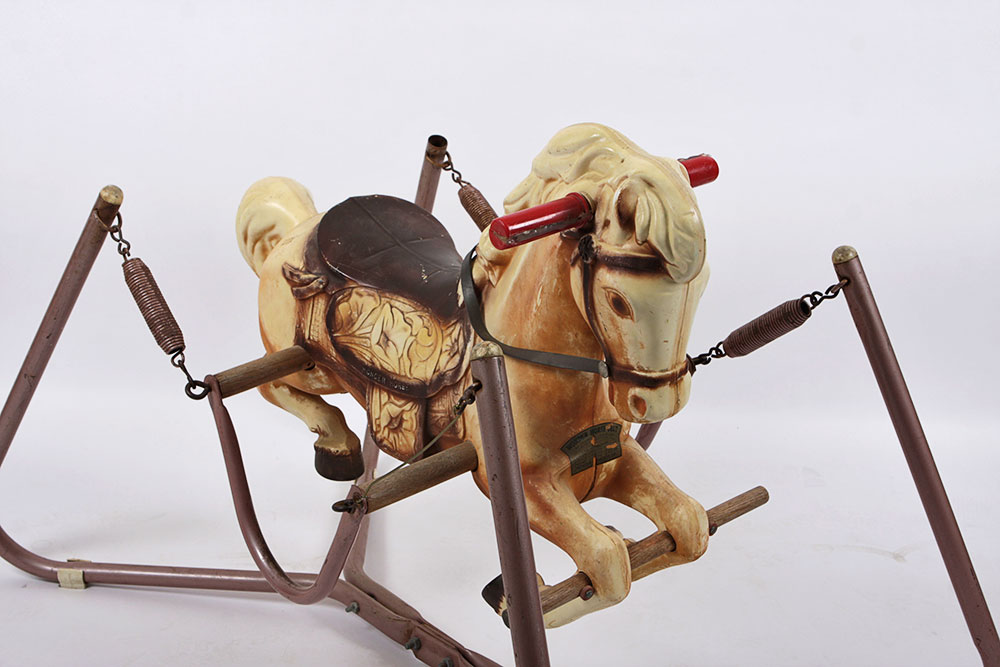 Vintage "Wonder Horse" Spring Rocking Horse | EBTH