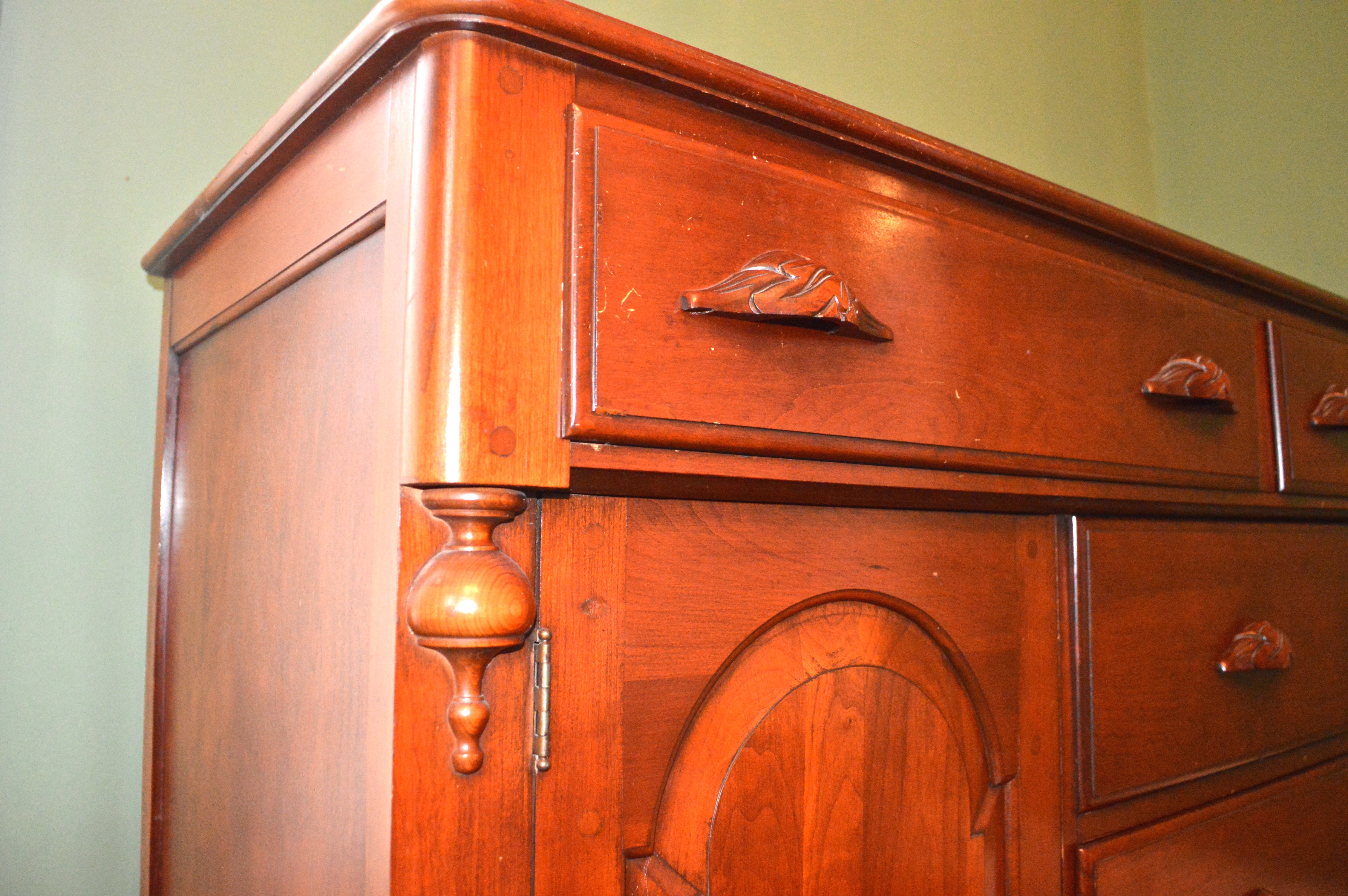 Vintage Cherry Shaker Style Buffet | EBTH