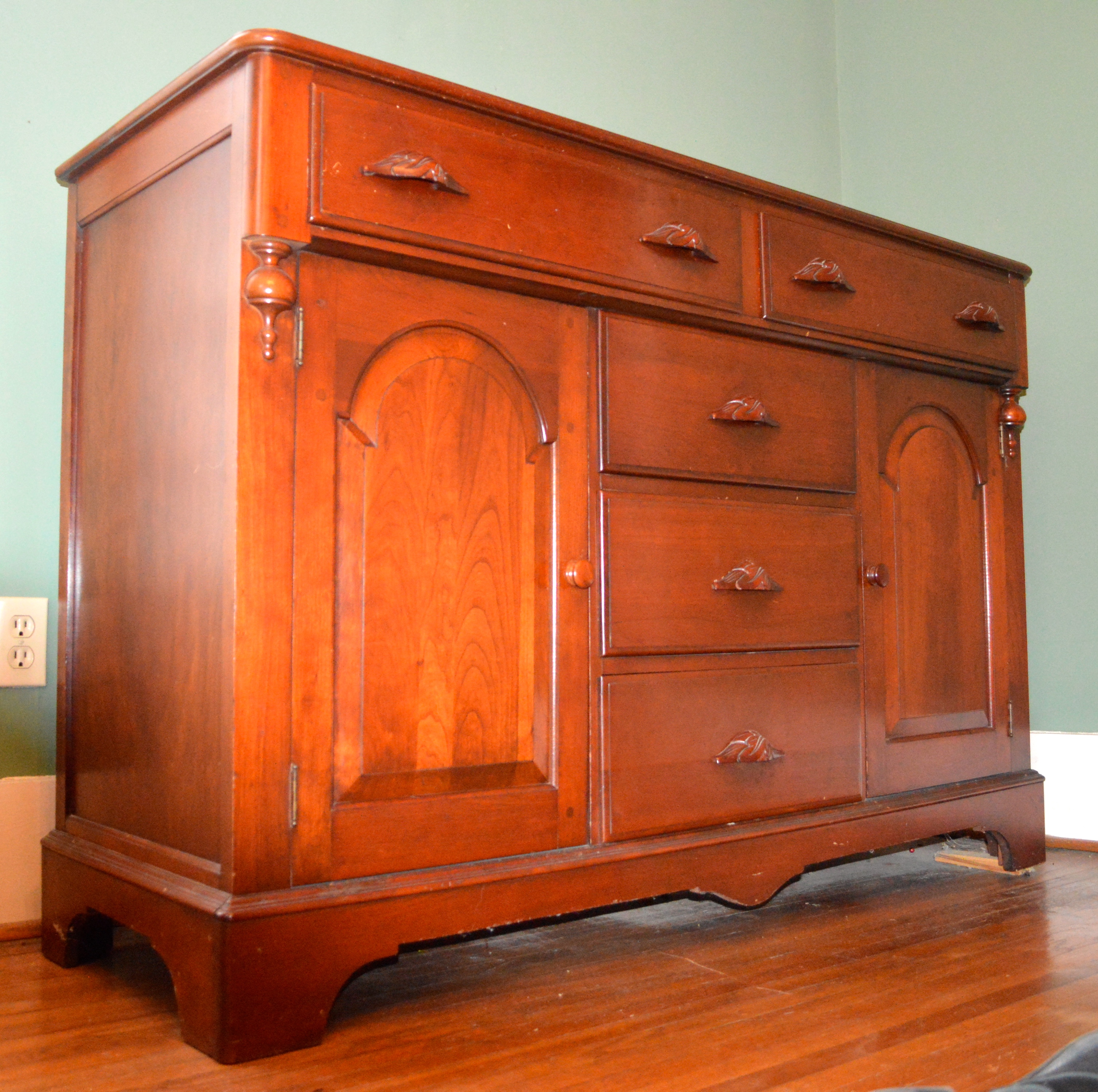 Vintage Cherry Shaker Style Buffet | EBTH