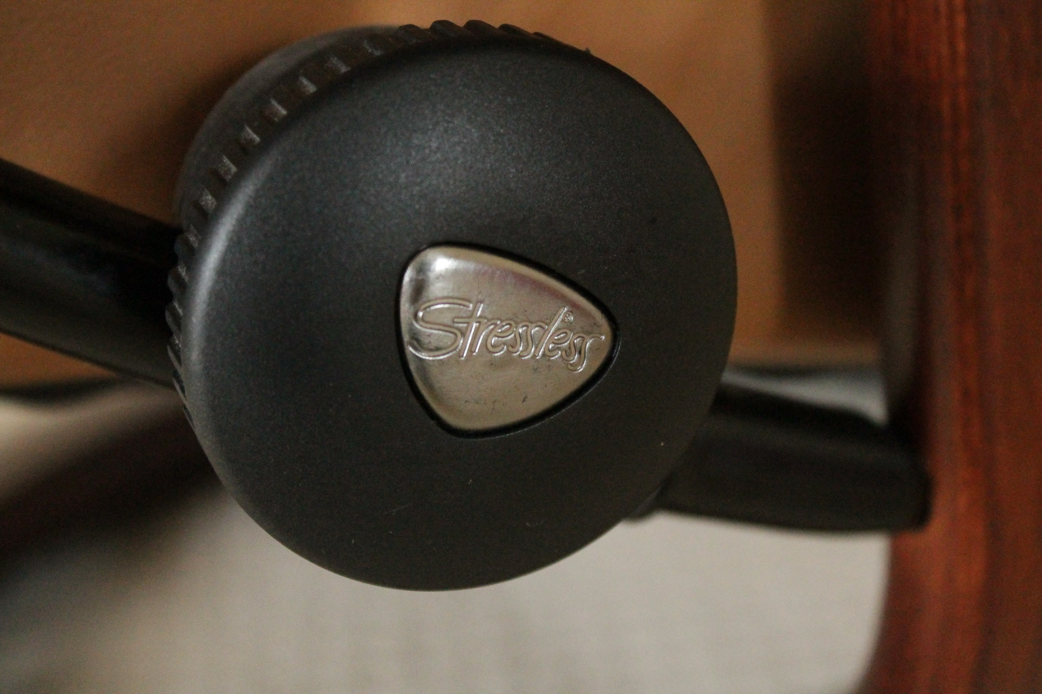 Danish Ekornes Leather "Stressless" Recliner and Footrest | EBTH