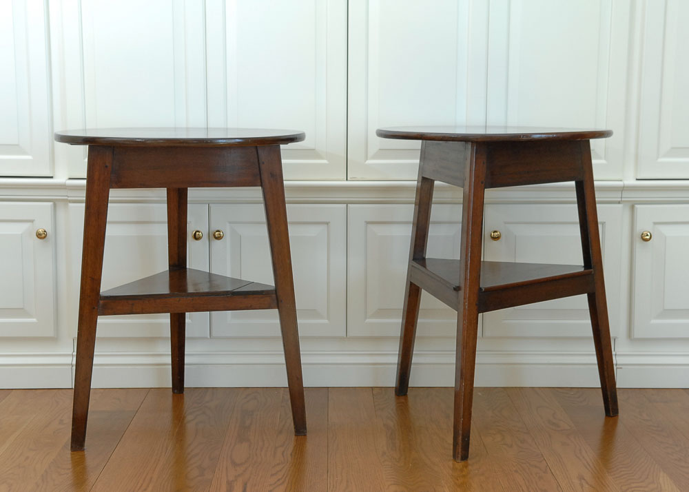 Mahogany Cricket Tables | EBTH