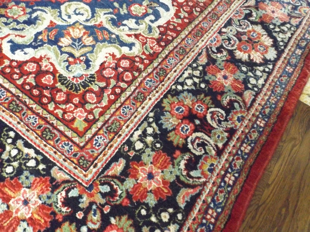Hand-Knotted Iranian Kerman Rug | EBTH