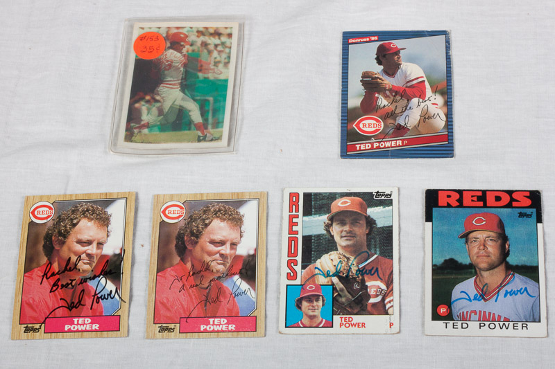 Ted Power Cincinnati Reds Baseball Cards | EBTH