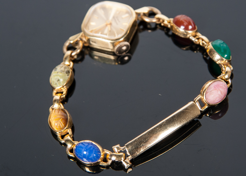 18K Girard Perregaux Scarab Watch | EBTH