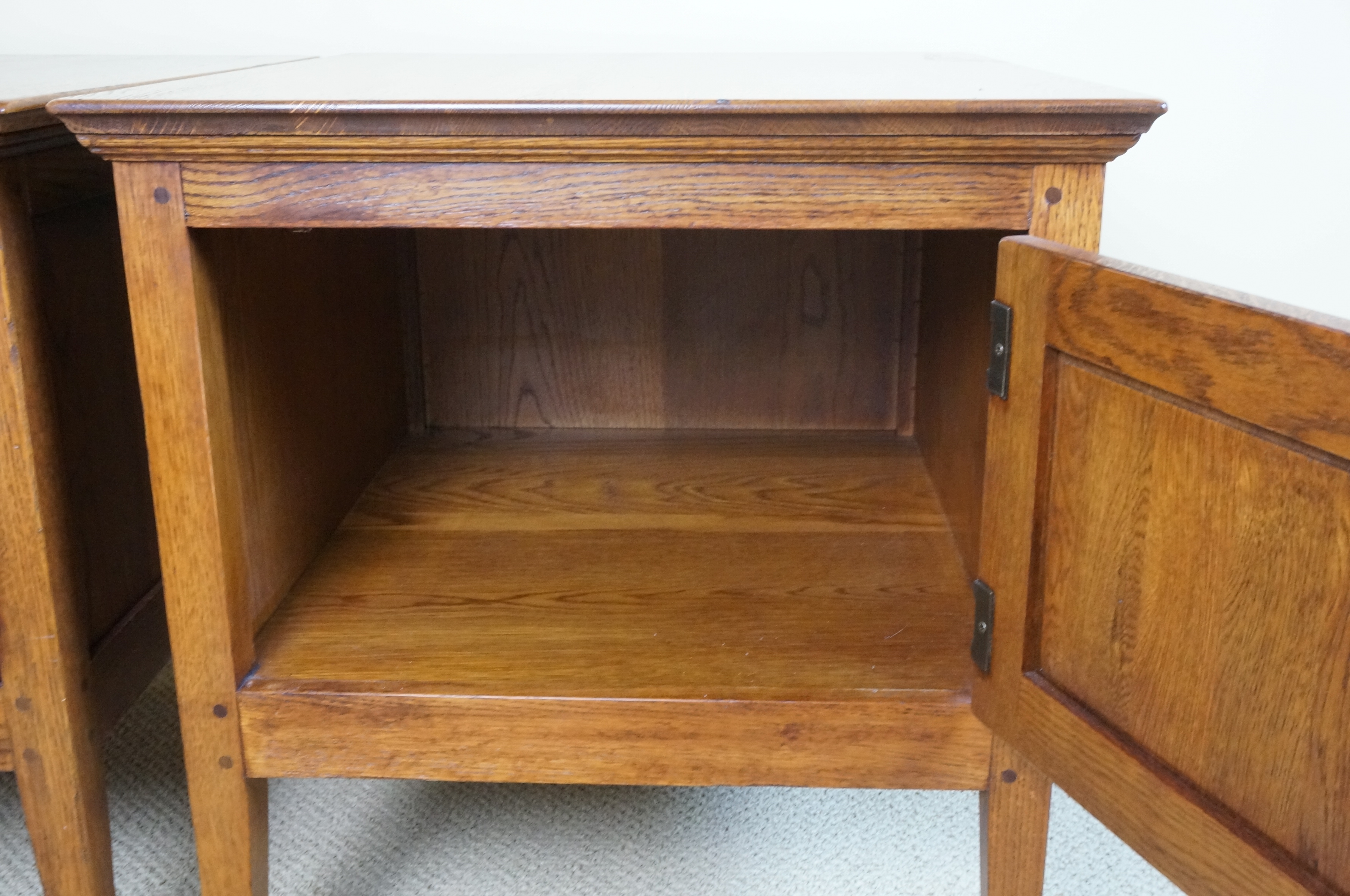 Pair of Lineage Oak Side Tables | EBTH