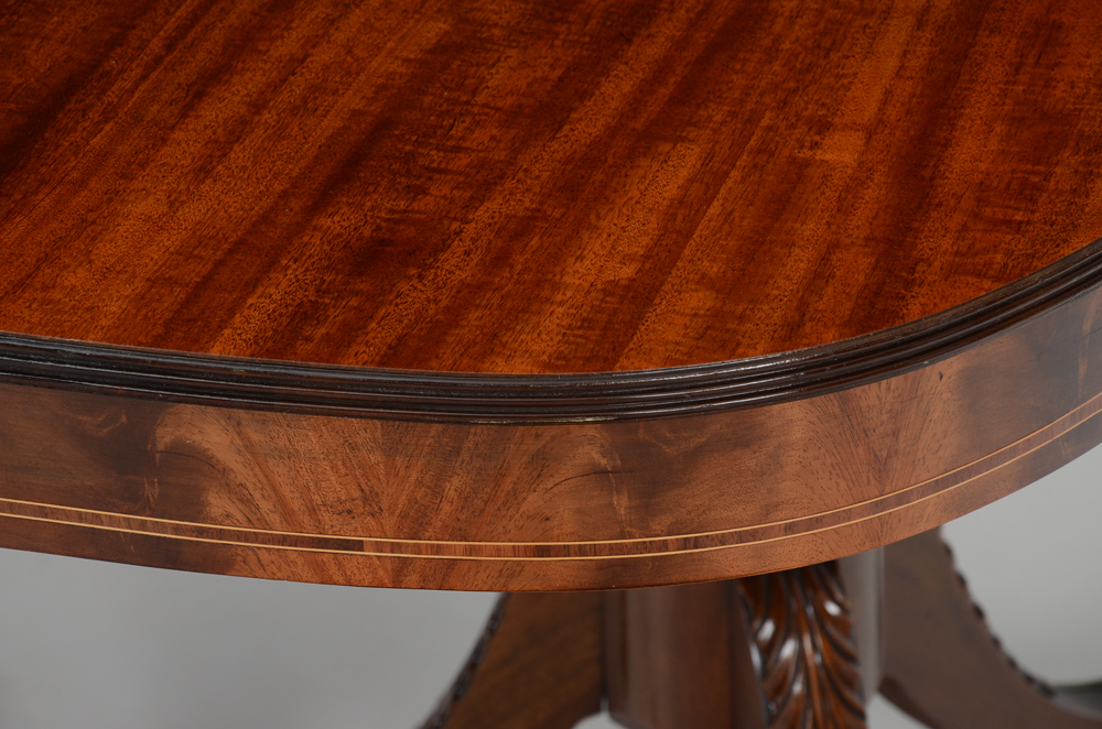 Mahogany Inlaid Federal Style Dining Table | EBTH
