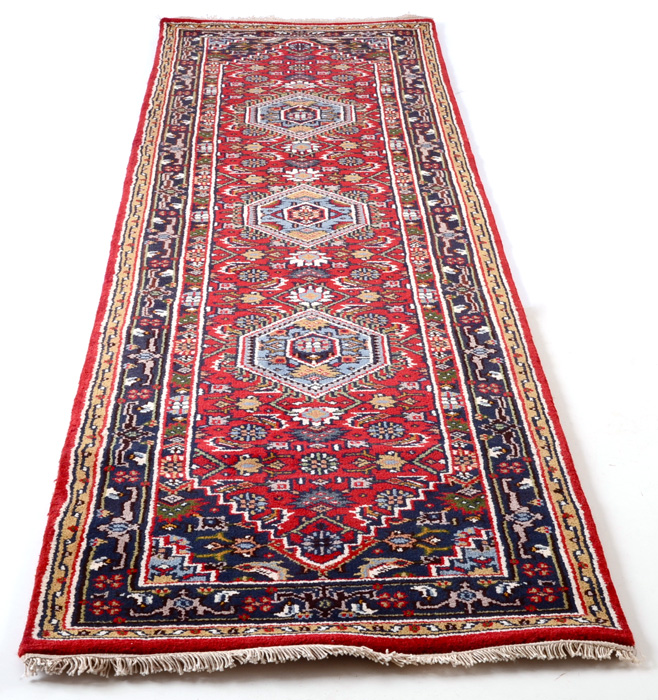 Hand Made Oriental Wool Runner | EBTH