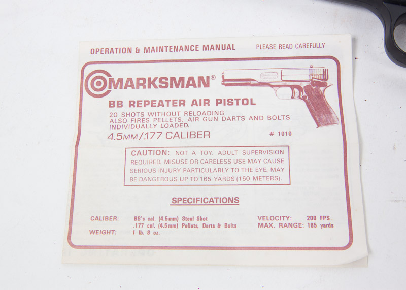 Vintage 1986 Marksman 1010 Air Pistol with Original Box | EBTH