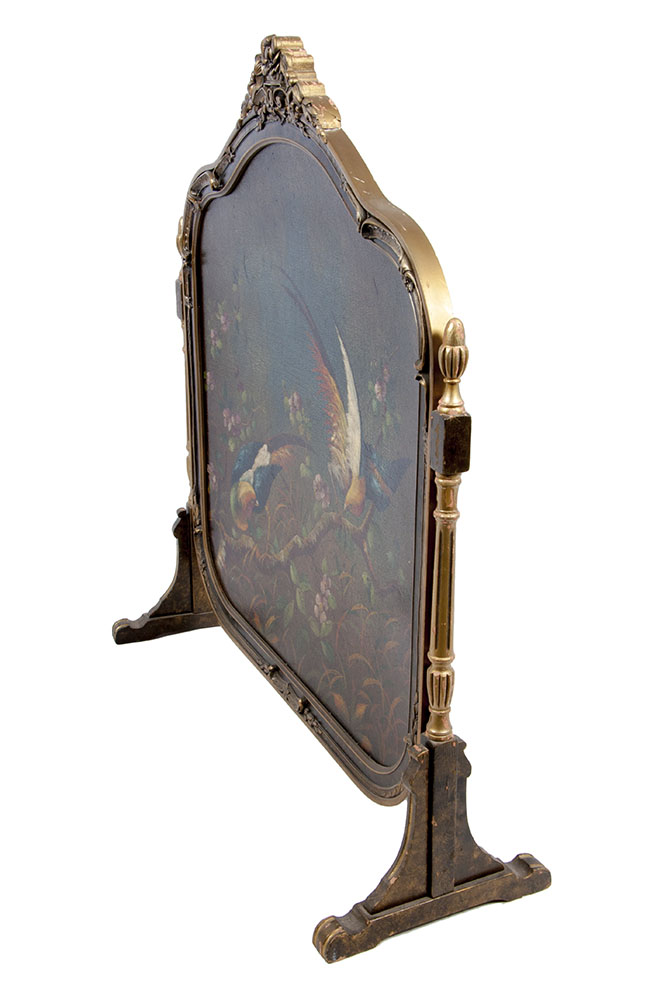 Handpainted Fire Screen | EBTH