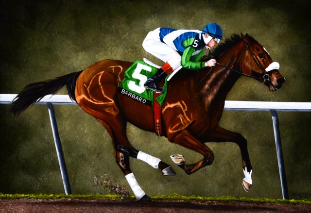Ron Lightner "Barbaro" Oil on Canvas | EBTH