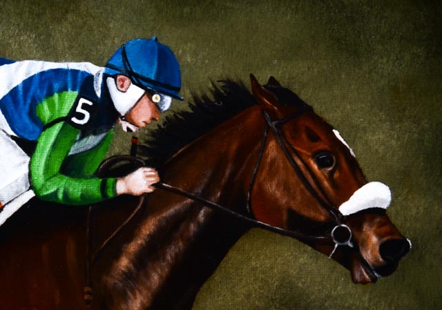 Ron Lightner "Barbaro" Oil on Canvas | EBTH
