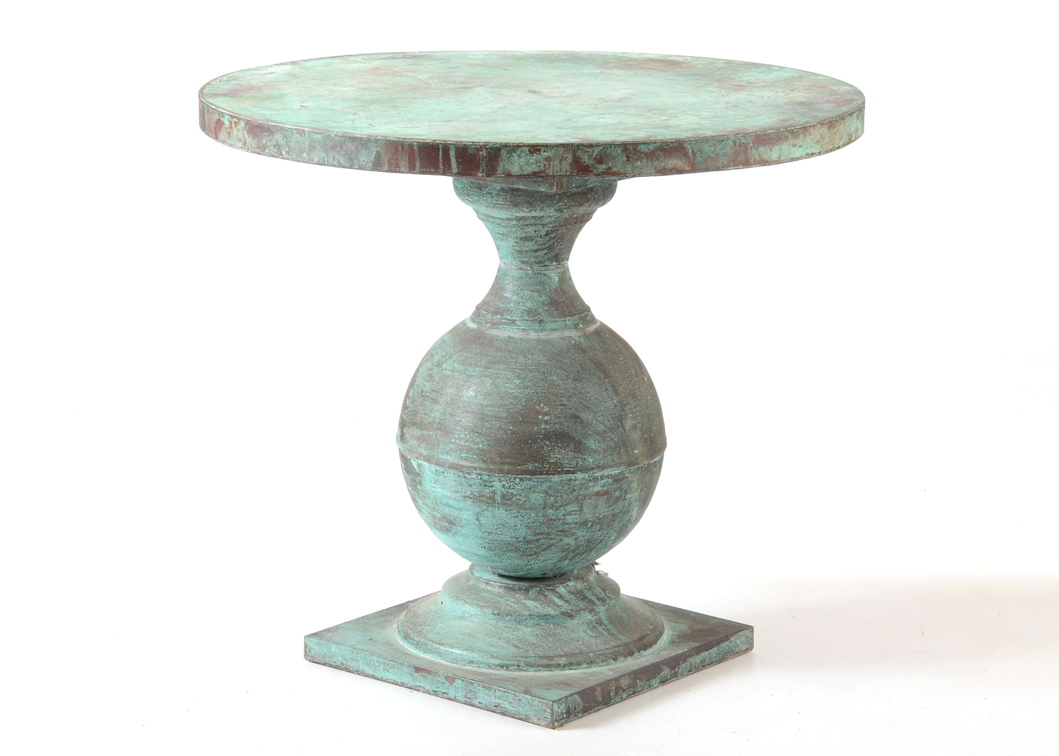 Verdigris Finished Dining Table. | Everything But The House