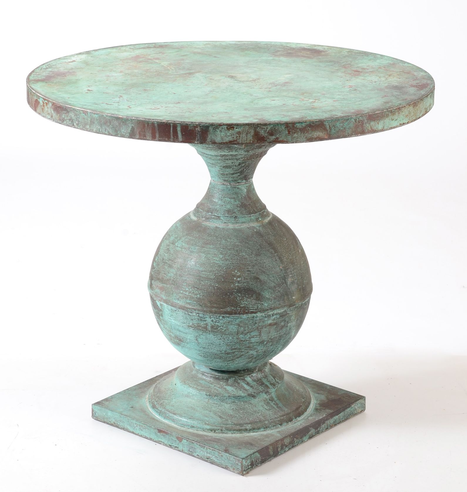 Verdigris Finished Dining Table. | Everything But The House
