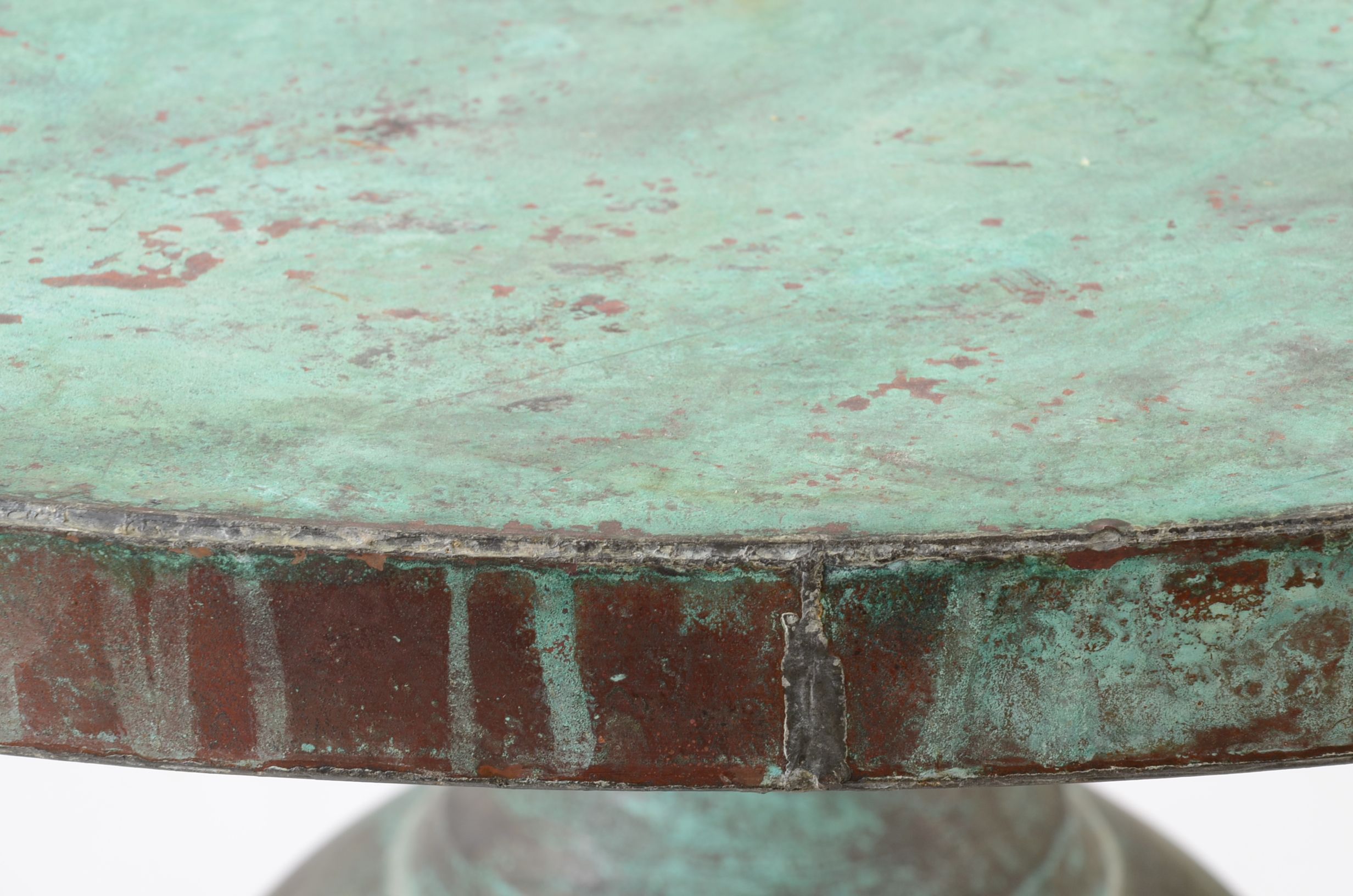 Verdigris Finished Dining Table. | Everything But The House