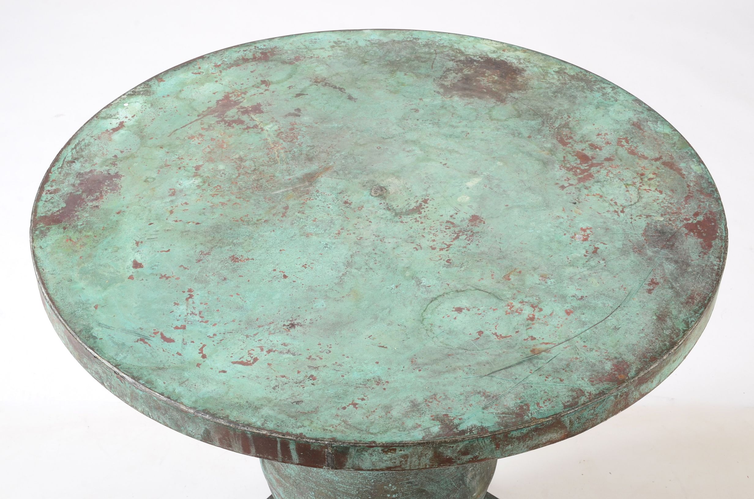 Verdigris Finished Dining Table. | Everything But The House