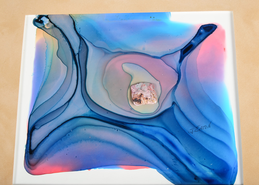 J. Eaton Original Abstract Watercolor | EBTH