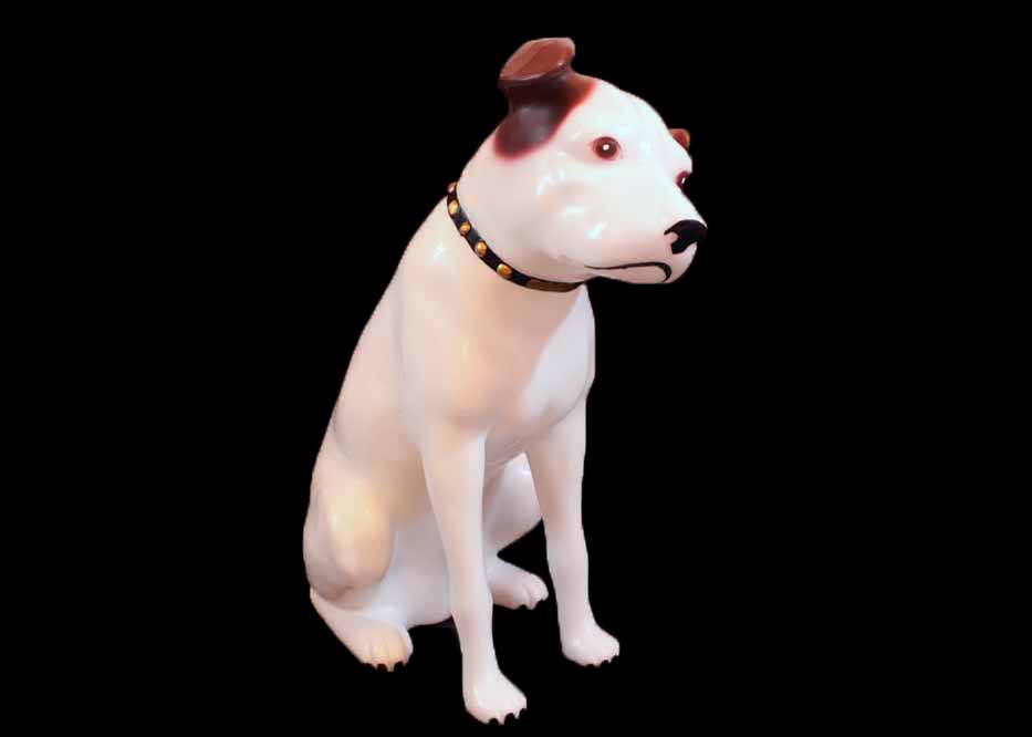 Vintage RCA Nipper Dog Advertising Display Statue | EBTH