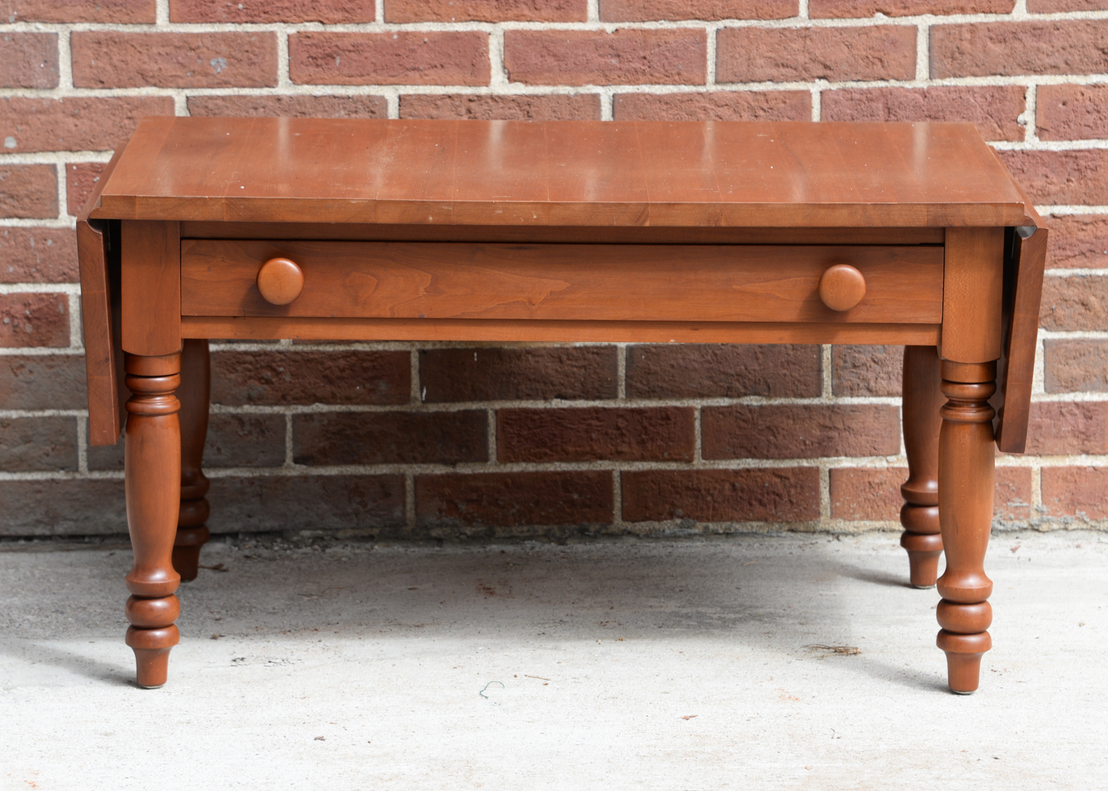 Cherry Drop-Leaf Coffee Table | EBTH