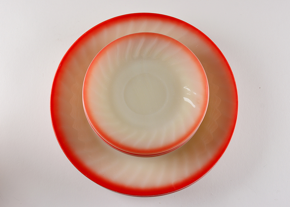 Vintage Sunrise Pattern Anchor Hocking Glass Corporation Bakeware | EBTH