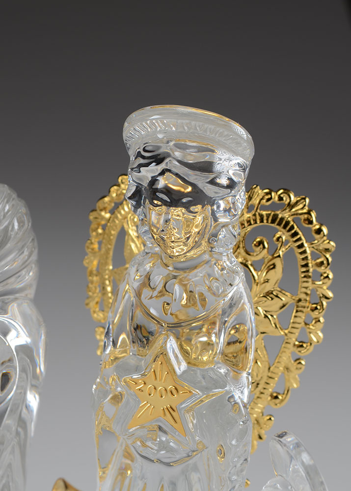 Lead Crystal Figurine Nativity Group From Gorham | EBTH