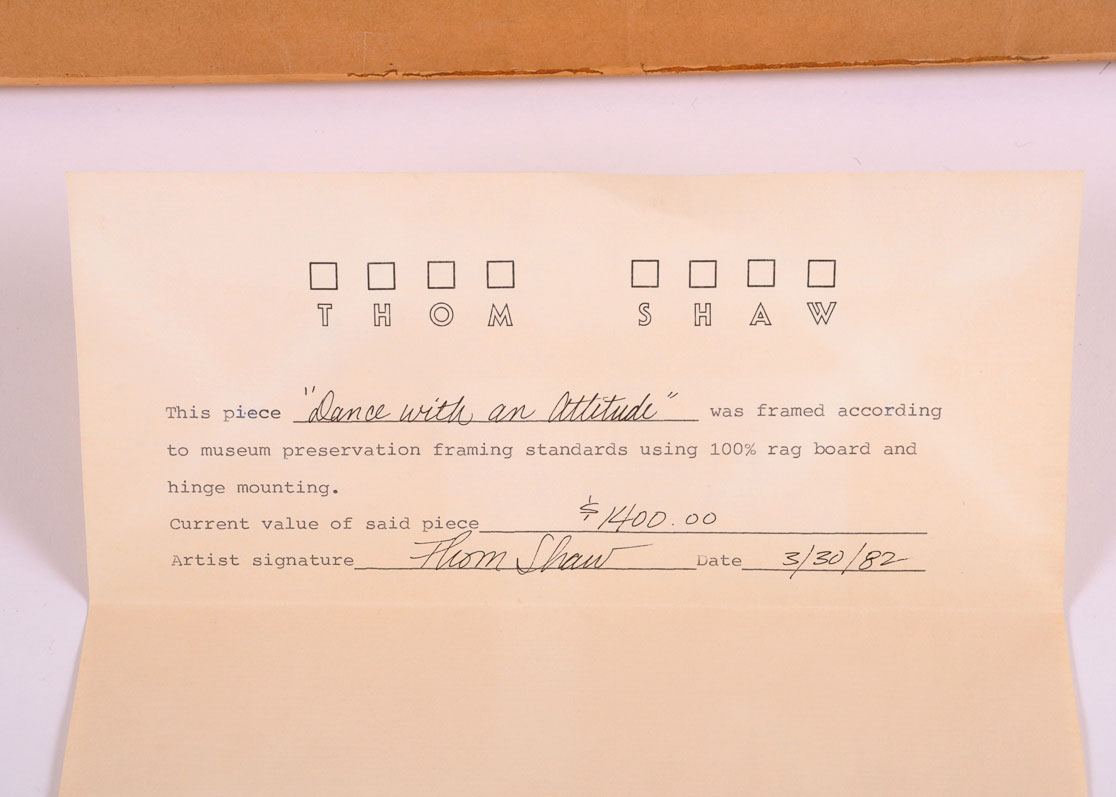 "Dance With an Attitude" by Thom Shaw | EBTH