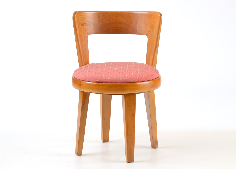 Heywood Wakefield Style Swivel Chair | EBTH