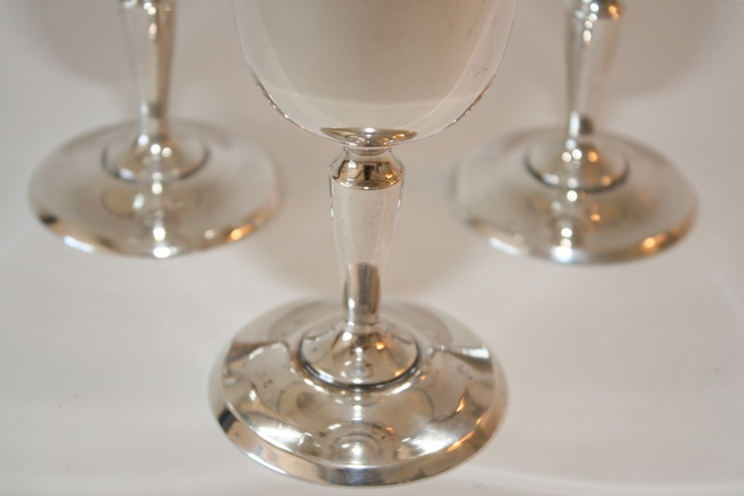 Three Sterling Goblets | EBTH