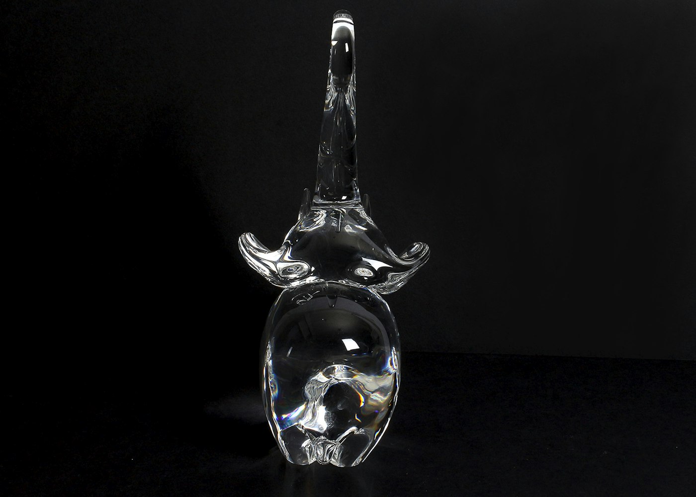 Steuben Crystal Elephant Ebth