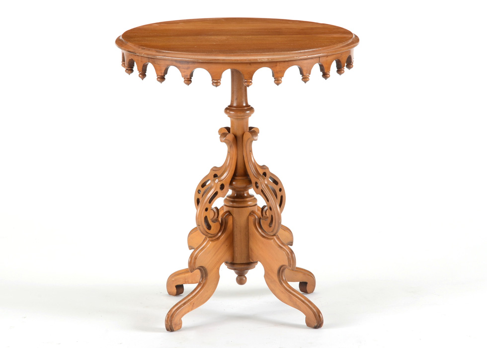 Walnut Gothic Revival Table | EBTH