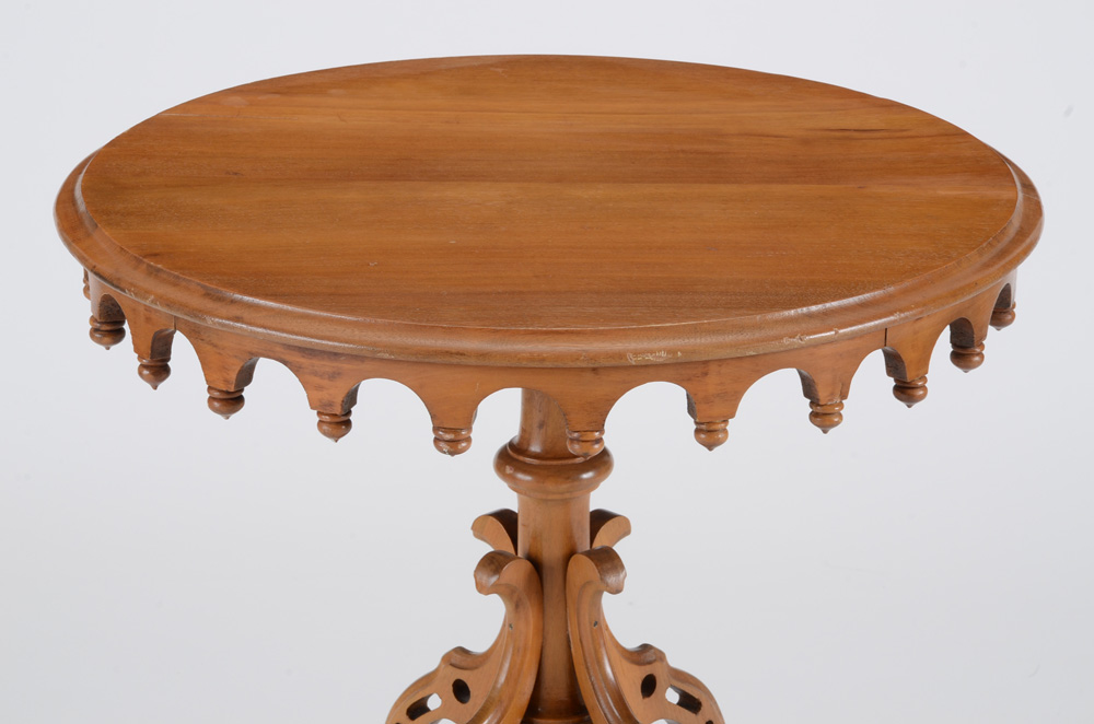 Walnut Gothic Revival Table | EBTH