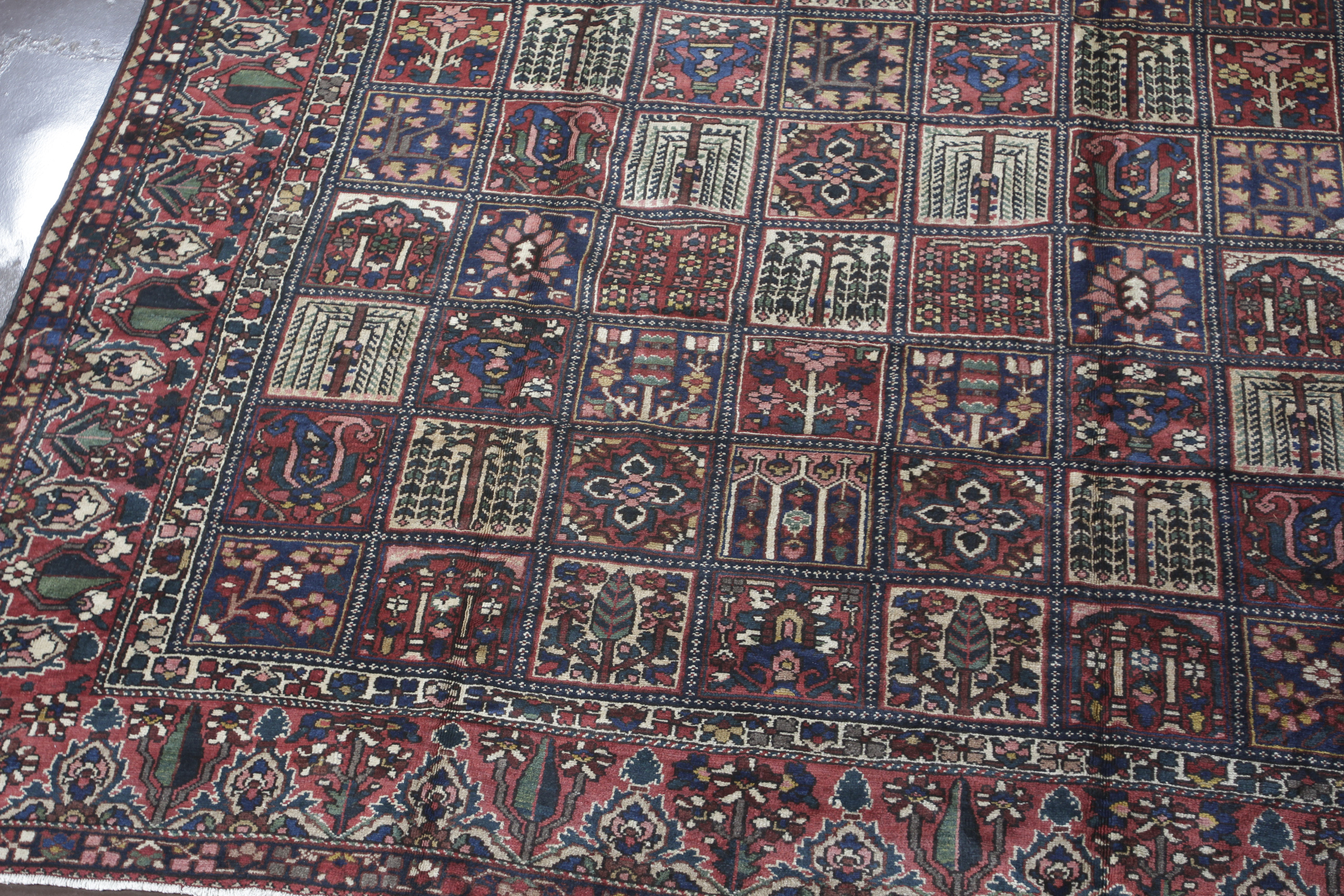 Hand-Knotted Persian Bakhtiar Area Rug | Everything But The House