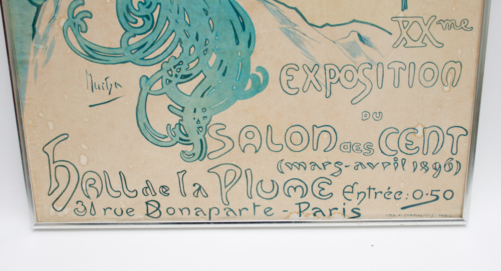 Vintage Poster Assortment Including Mucha and Trains | EBTH