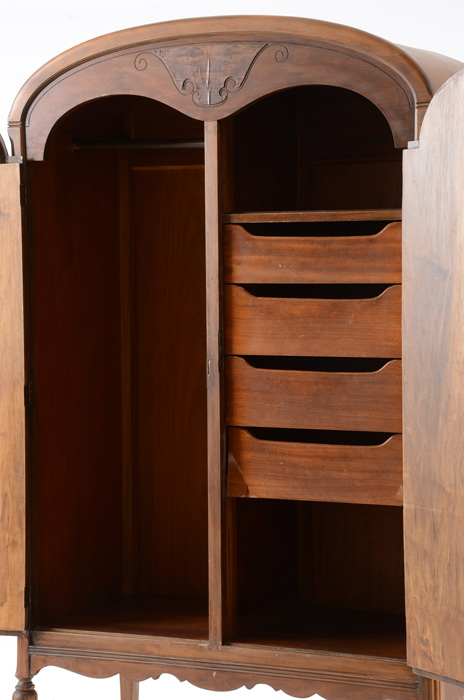 1930s Walnut Veneered Chifforobe | EBTH
