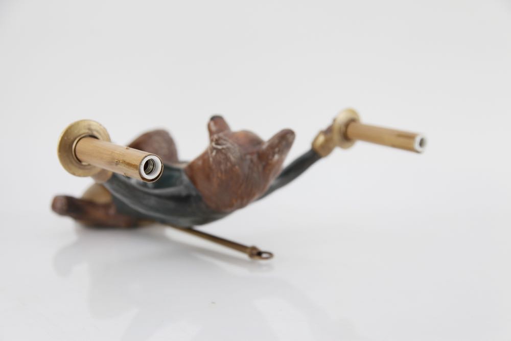 Carved Fox Light Fixture | EBTH